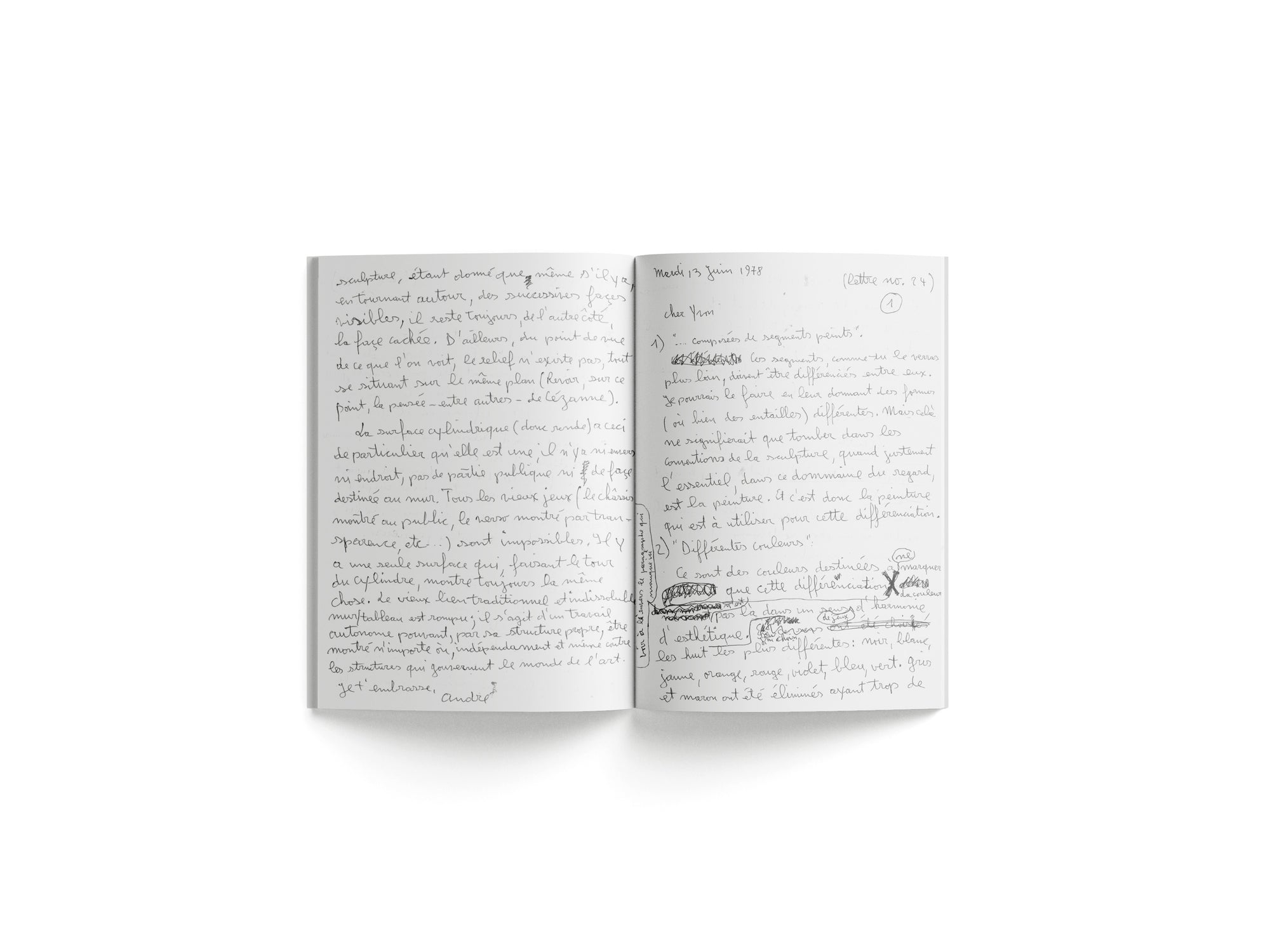 André Cadere — The Last Letters (Letters About a Work) 🌎 – JBE Books