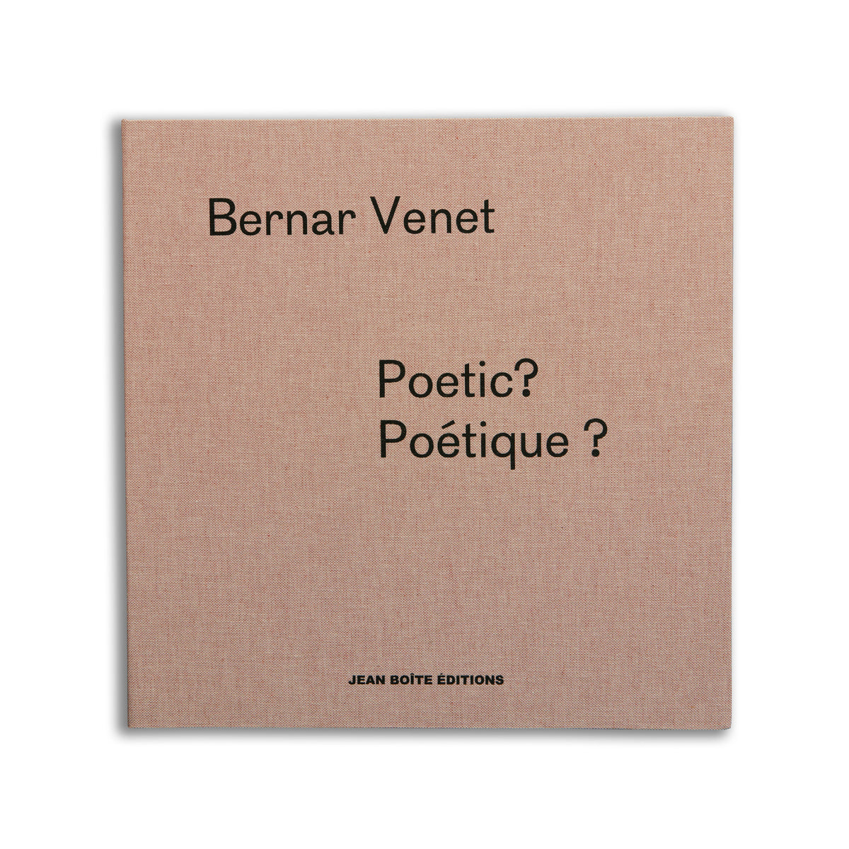 Bernar Venet - Limited Edition of 25 deluxe coffrets - Poetic? Poétiqu ...